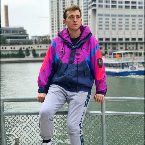 Vintage | Jackets & Coats | Rare Neon Water Resistant Ski Coat By ...